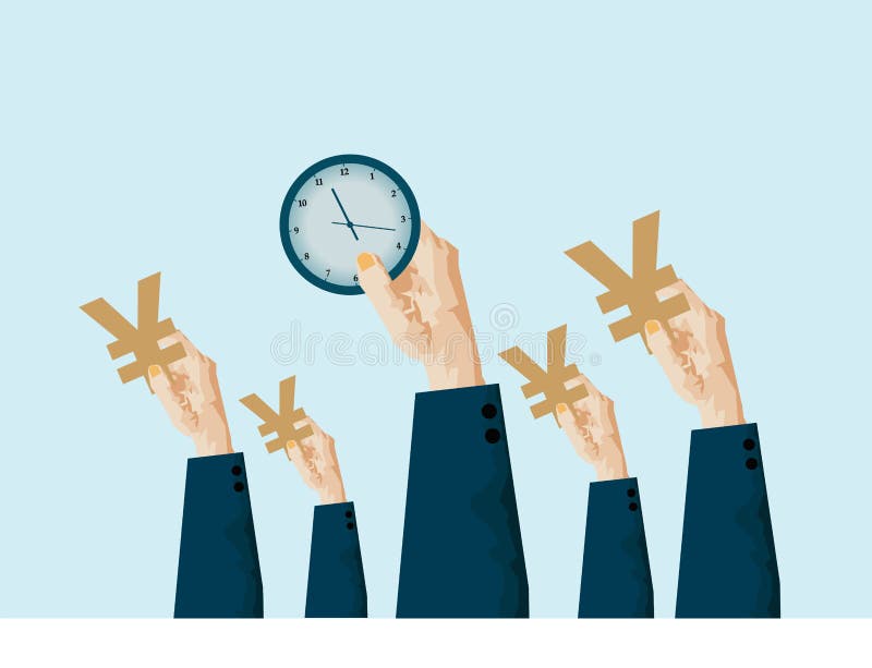 The Exchange of Time and Pound Currency, Time is Money and Wealth Stock ...