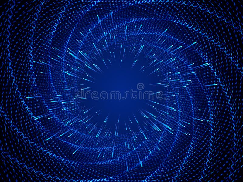 Gradient Radioactive Lines Poster Background. Stock Vector ...