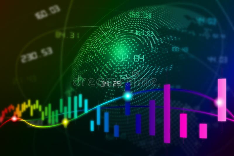 Financial Stock Market Chart Technical Abstract Background Stock ...