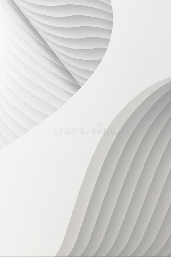 3D Rendering Silver White Wave Texture Line Texture Stock Illustration ...
