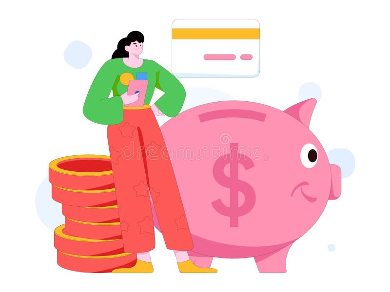 Internet Financial Management Investment Flat Vector Concept Operation ...