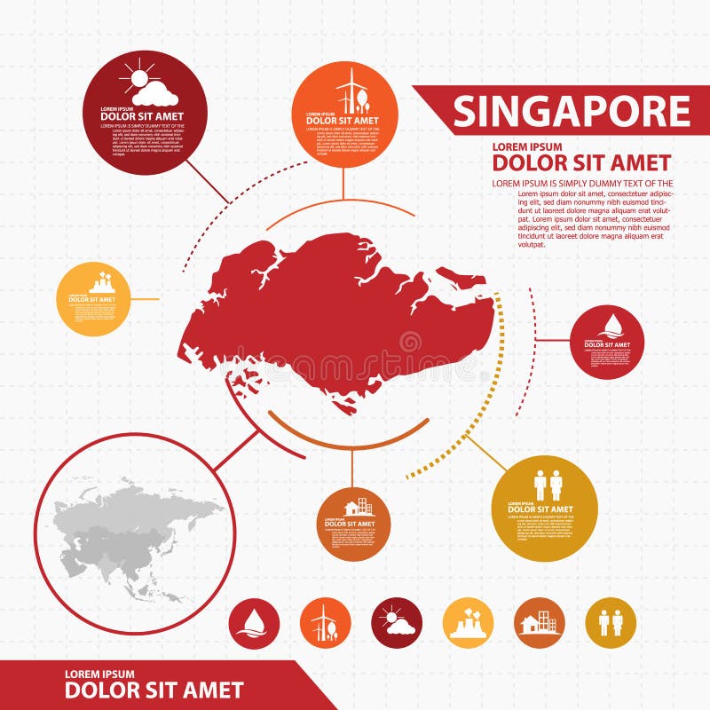 新加坡地图和旗帜 — 高度详细的矢量图信息图示 向量例证. 插画 包括有 例证, 亚马逊, 信息, 蓝色 - 184807800