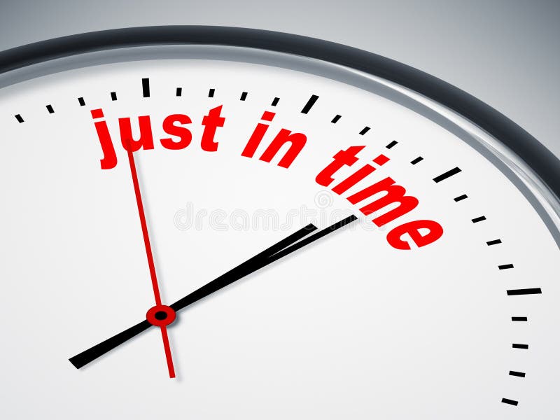 Just in time 库存例证. 插画 包括有 更改, 图标, 结算, 读秒, 截止日期, 改善, 关心 - 21289794