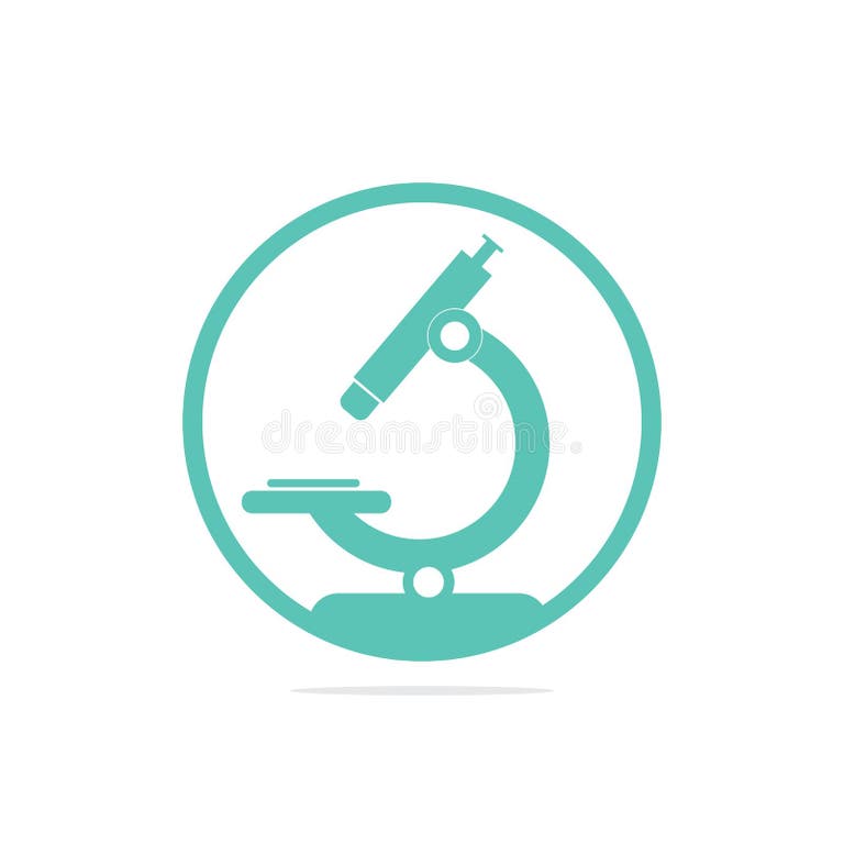 显微镜徽标设计矢量图插图. 向量例证. 插画 包括有 例证, 计算机, 实验室, 图标, 液体, 服务 - 195015555