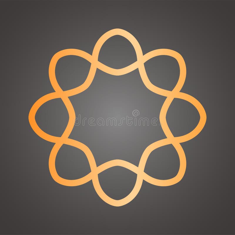 Overlapping Infinite Loop Abstract Vector. Stock Vector - Illustration ...