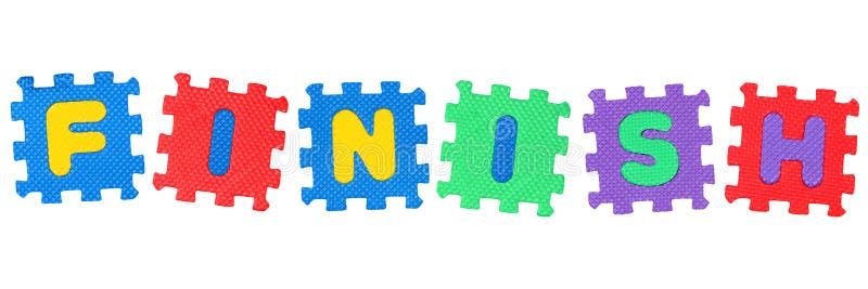 Finish 库存图片. 图片 包括有 颜色, 查出, 照片, 信函, 背包, 单词, 文本, 末端, 特写镜头 - 37996567