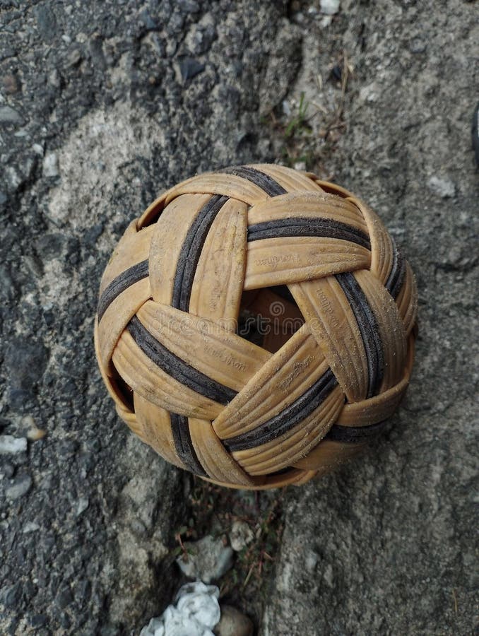 A Takraw Ball Used for Matches 库存照片 - 图片 包括有 路径, 竹子: 265746482