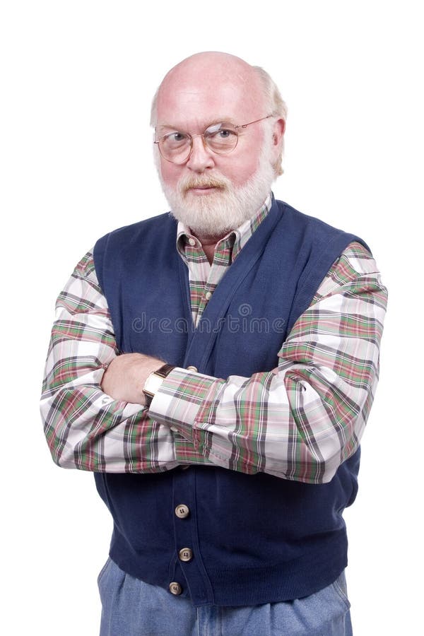 Just an old man 库存照片. 图片 包括有 灰色, 男人, 退休, 脾气坏, 不满, 成人, 头发 - 431994