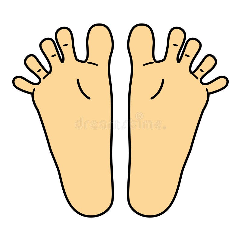 Bottom of Foot, Illustration Stock Illustration - Illustration of ...