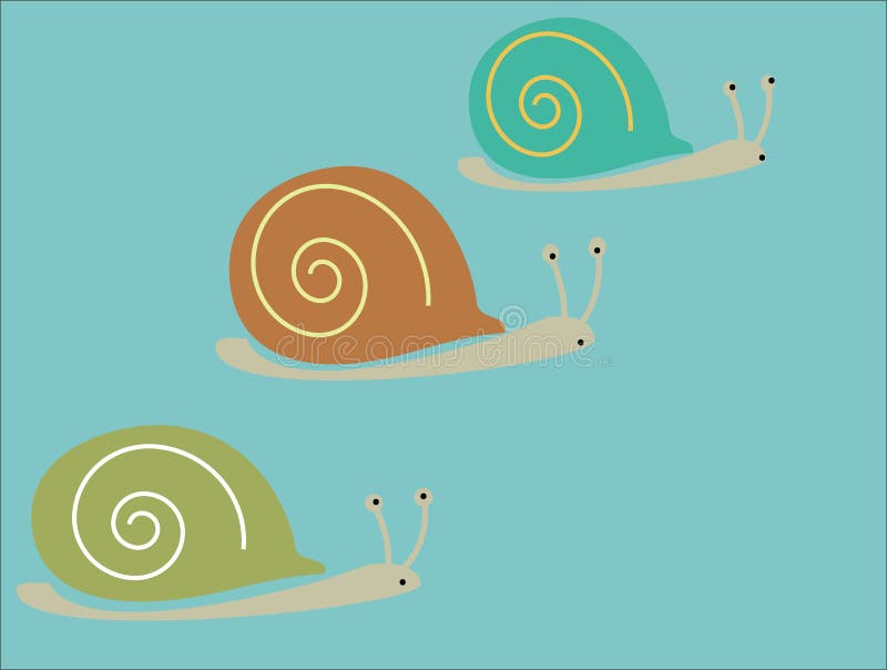 Cute cartoon snail game stock vector. Illustration of game - 176510266