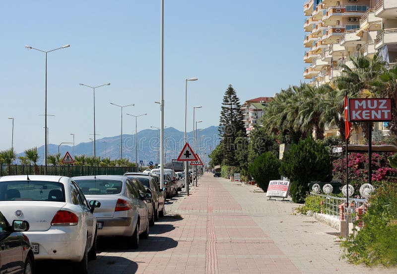Mahmutlar镇， Alanya.Turkey 库存照片. 图片 包括有 展望期, 通风, 地中海, 海洋 - 32036438