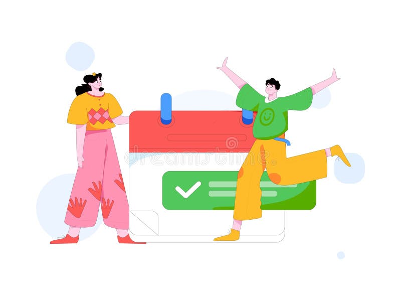 Notification Announcement Vector Creative Flat Hand Drawn Illustration ...