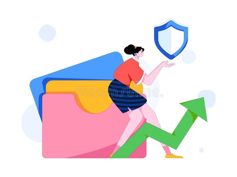 Internet Financial Management Investment Flat Vector Concept Operation ...