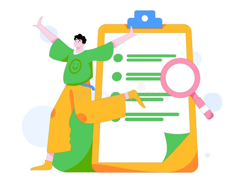 Invite Friends To Conduct Questionnaire Flat Vector Concept Operation ...