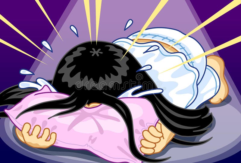 01Crying Your Eyes Out stock illustration. Illustration of grief - 10890310