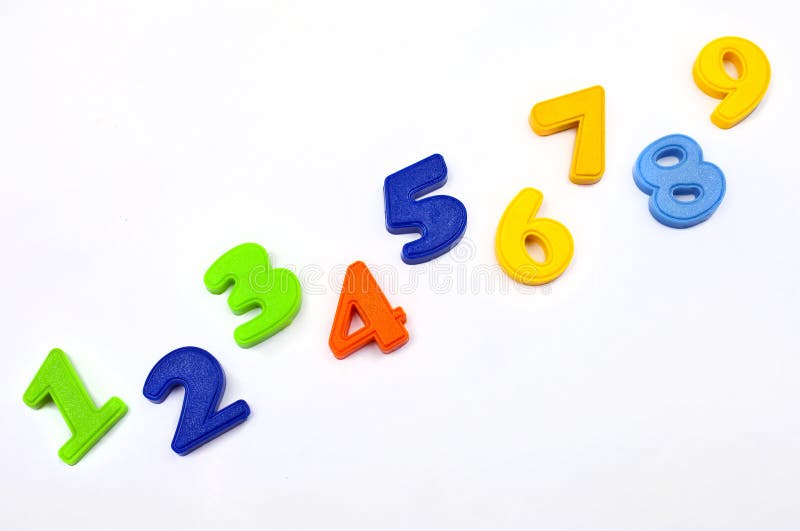 1,2,3,4,5,6,7,8,9 Numbers stock photo. Image of three - 23030066
