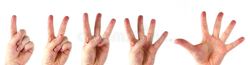 1, 2, 3, 4, 5 stock photo. Image of clipping, four, countdown - 974330