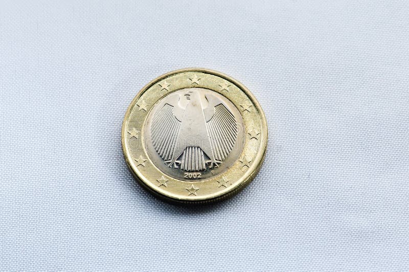 1 euro back stock image. Image of business, europe, currency - 7596995