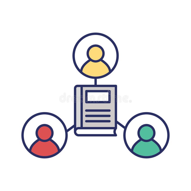 1-Group Learning Vector Icon Which Can Easily Modify or Edit Stock ...