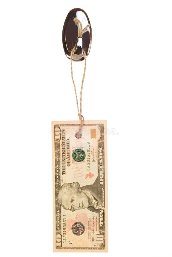 10 dollars tag stock photo. Image of isolated, financial - 19742854