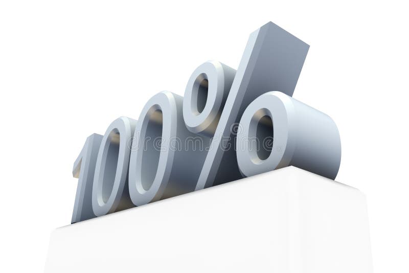 100 Percent Arrows in Targets Perfect Score Stock Illustration ...