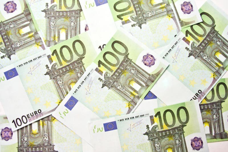 100 EURO bills background stock photo. Image of note - 14633576