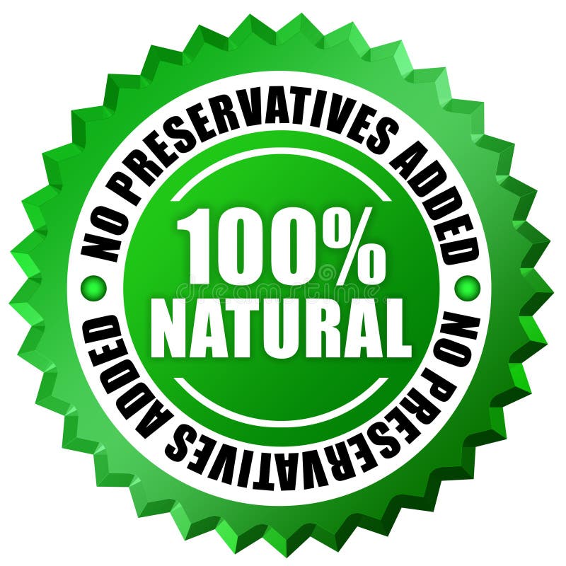 Preservatives No Added Vector Icon. Green Leaf and Drop, Preservatives ...
