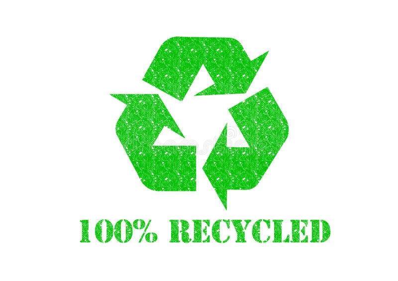 Bottone Riciclato Di Web Isolato Quadrato Verde Illustrazione ...