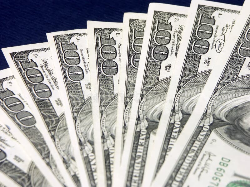100 usd array stock image. Image of money, gambling, american - 618597