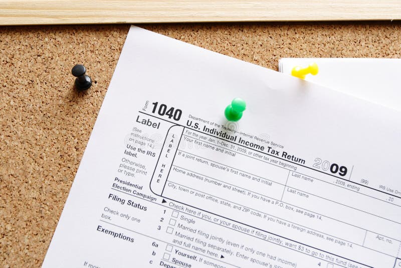 Taxes 1040 Tax Return Form editorial stock photo. Image of america ...