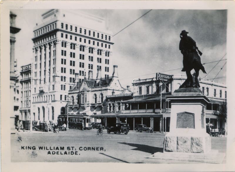 109. King William St. Corner, Adelaide, C.1948 Picture. Image: 222358327