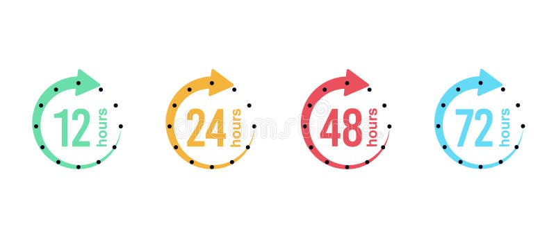 72 Hour Stock Illustrations – 171 72 Hour Stock Illustrations, Vectors ...