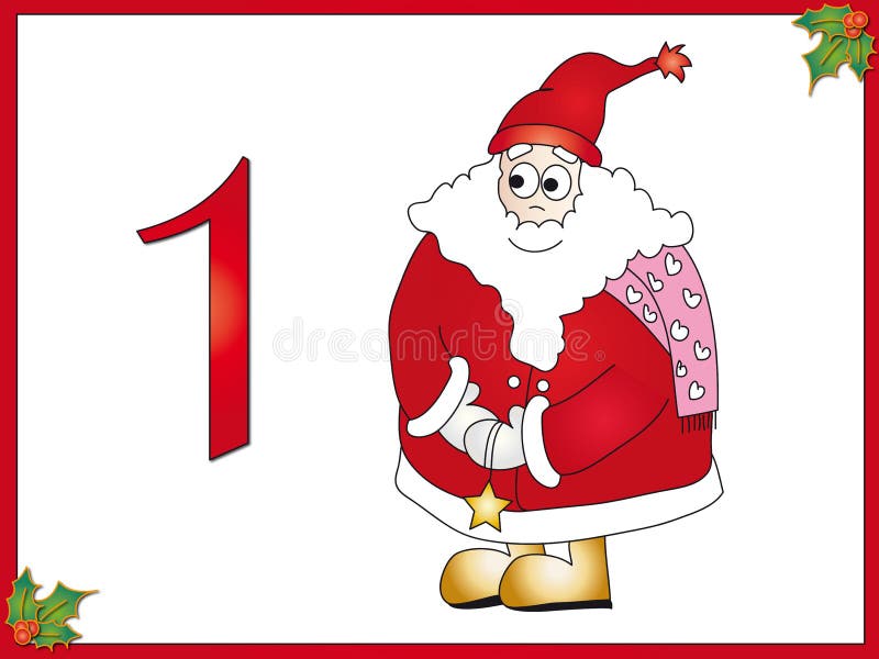 Christmas Number 1 Stock Illustrations – 825 Christmas Number 1 Stock ...