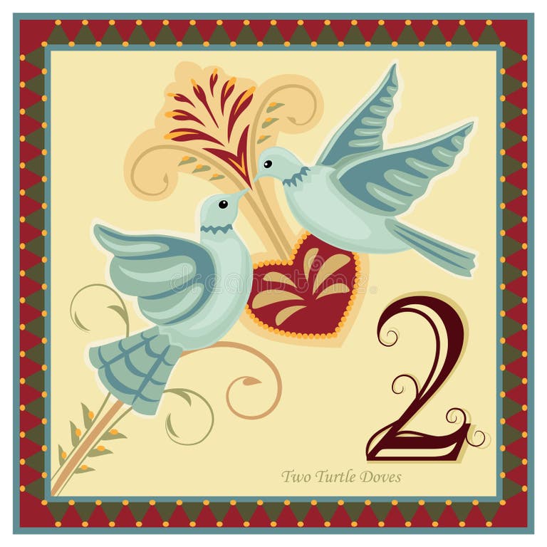 Two Turtle Doves Stock Illustrations – 26 Two Turtle Doves Stock ...