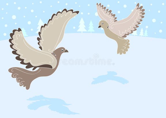 Two Turtle Doves Stock Illustrations – 155 Two Turtle Doves Stock ...