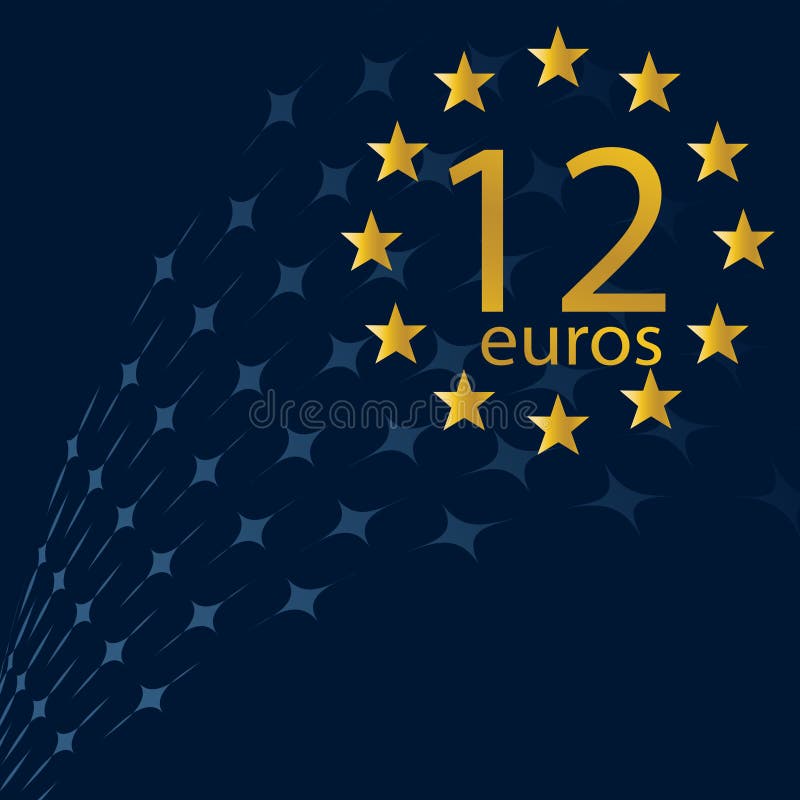 12 Euros stock vector. Illustration of poverty, opportunity - 4686721