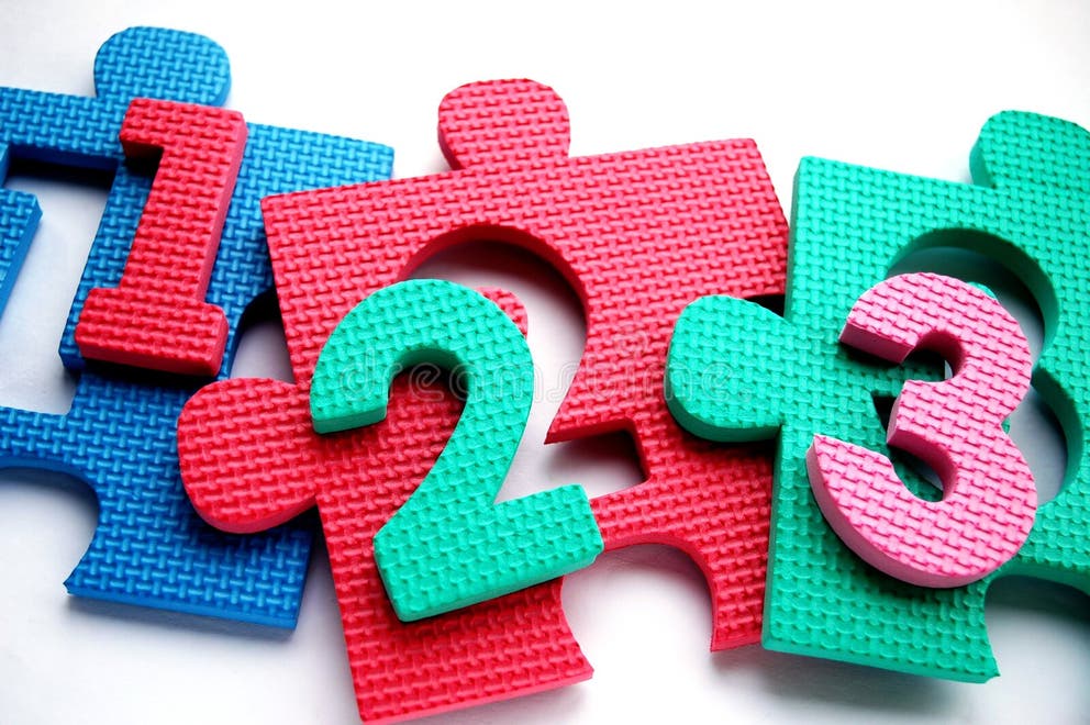 123 on puzzle mat stock image. Image of floor, puzzle, preschool - 637979
