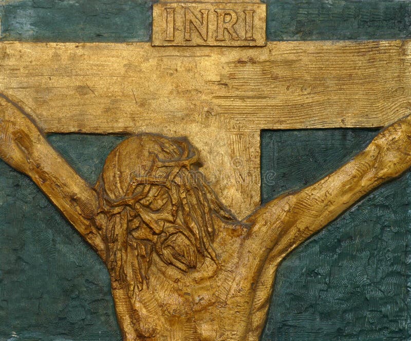 12th Station of the Cross stock photo. Image of blood - 13171176