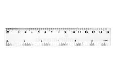 A 15 cm ruler. stock photo. Image of imperial, small, isolated - 2341682