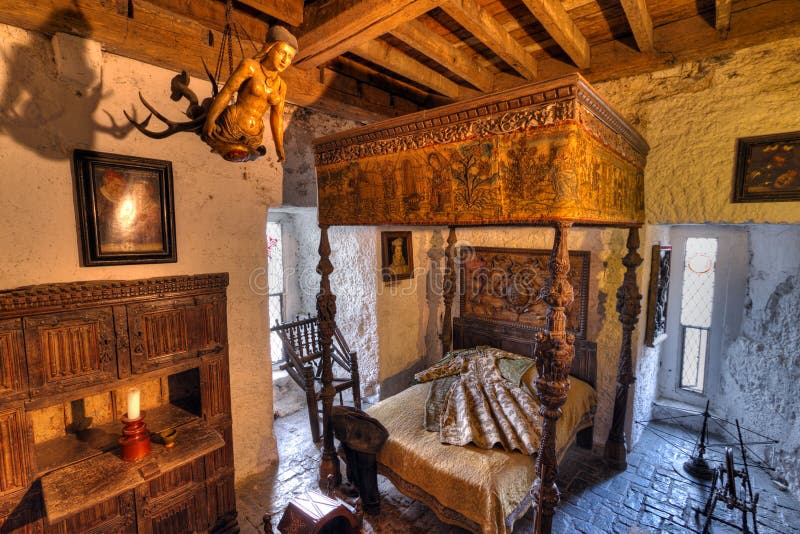 Spanish Gothic Castle Interior