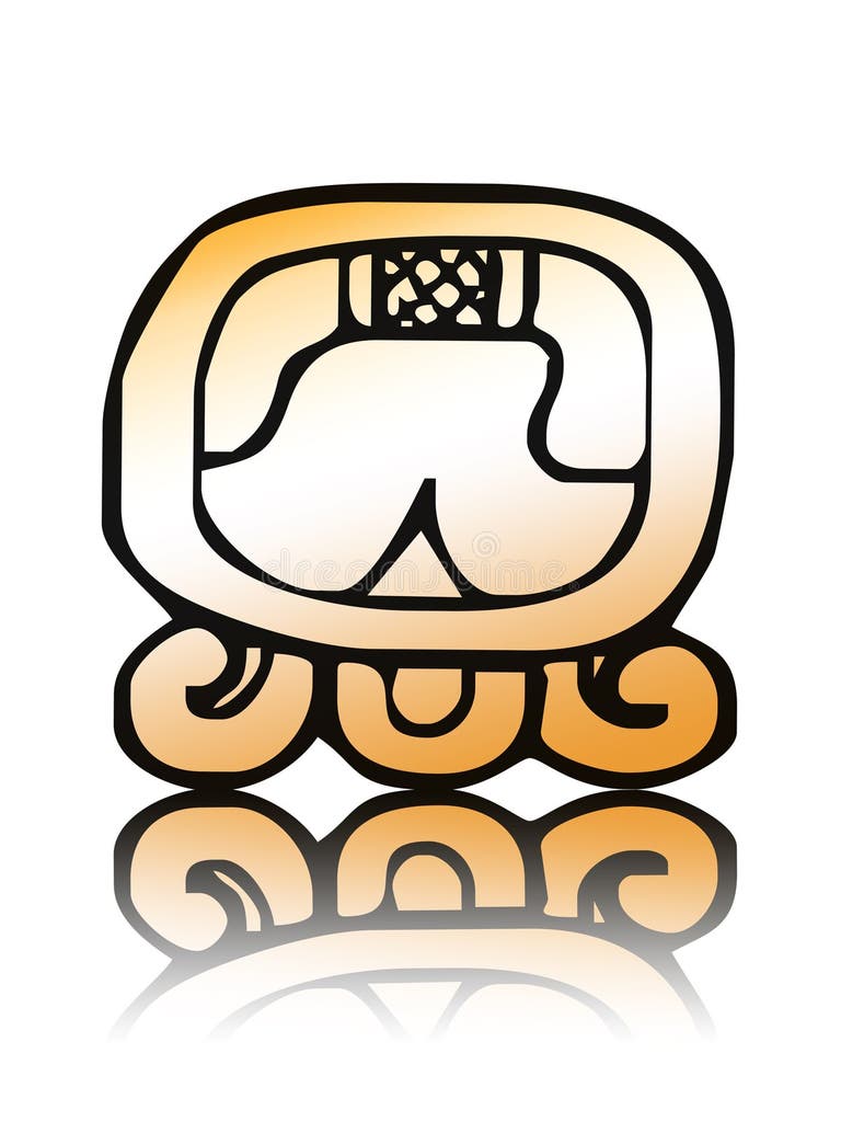 Maya Calendar Seal Vector Stock Illustrations – 5 Maya Calendar Seal ...