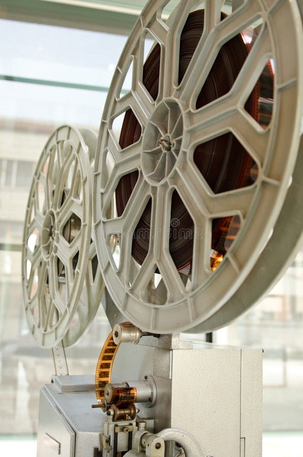 16mm film projector stock image. Image of show, reel - 22412479
