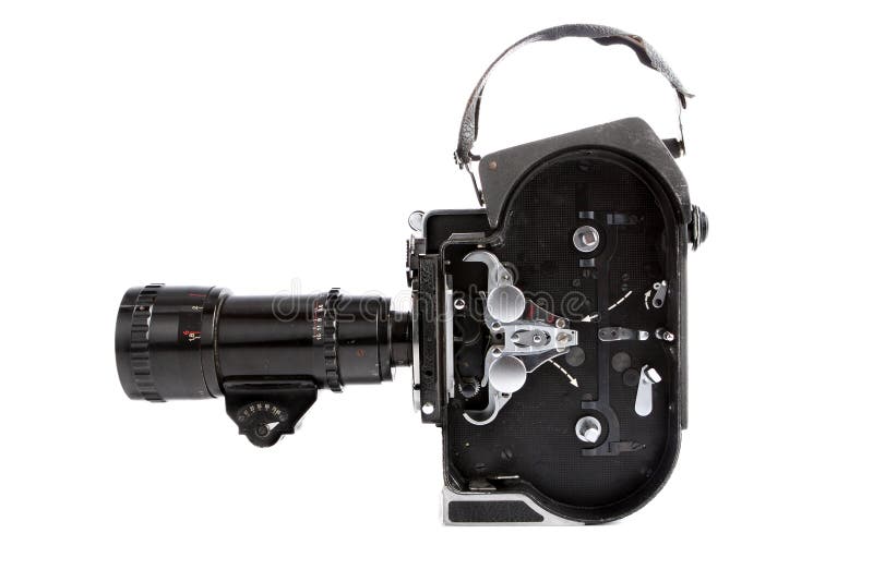 16mm Filmkamera stockbild. Bild von wind, medien, bewegung - 7442349