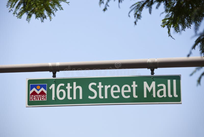 16th Street Mall stock photo. Image of city, denver, travel - 26548534