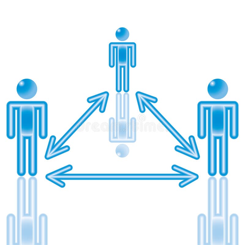 17. Teamwork in blue stock vector. Illustration of planning - 15279395