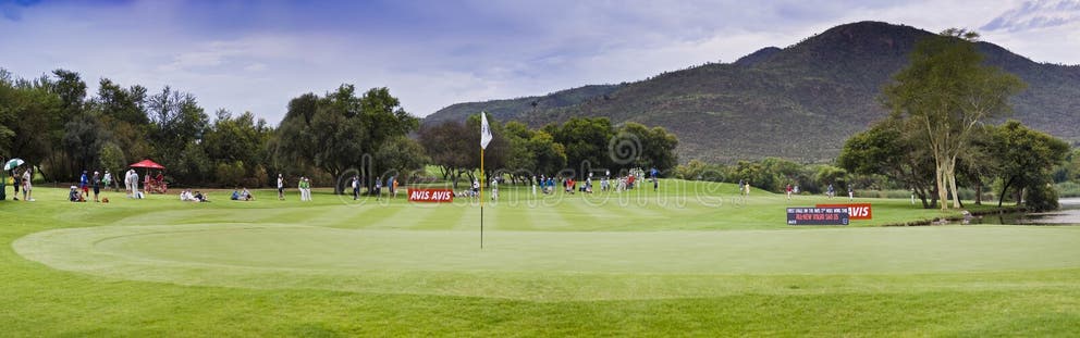 17th Green - Gary Player Golf Course - Pano Editorial Stock Image ...