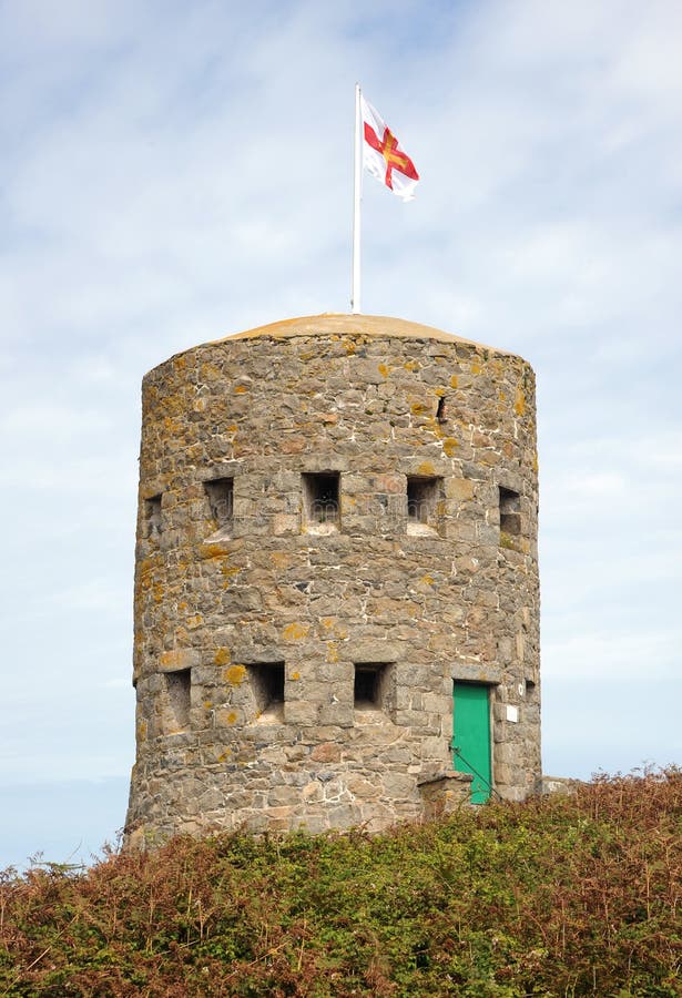 18th Century Loophole Tower Guernsey Stock Image - Image of tower ...