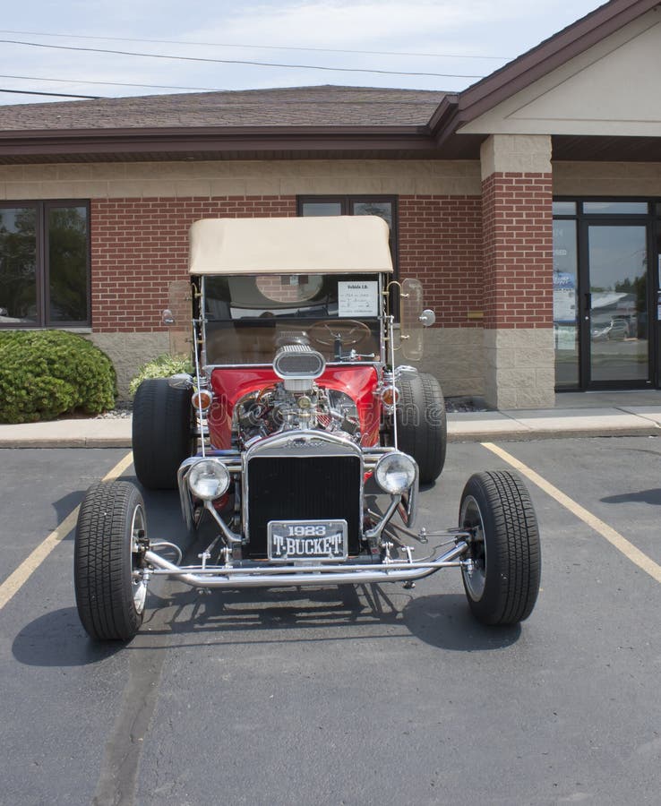 1923 Ford T-Bucket Front View Editorial Photography - Image of ...