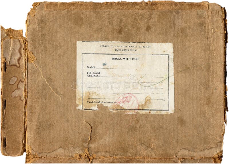 1930s Delivery Box and Address Label Stock Photo - Image of parcel ...