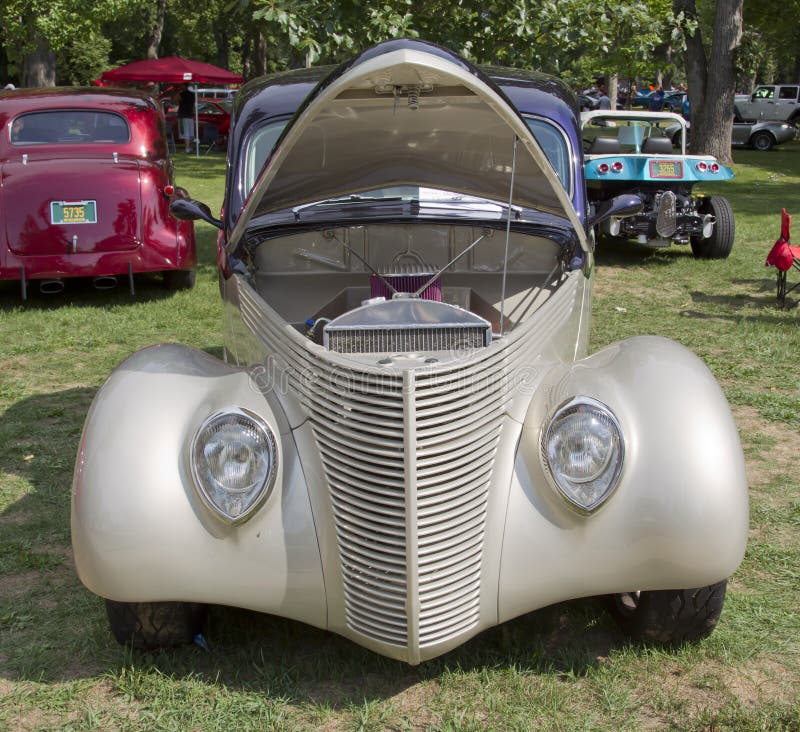 1938 Ford Coupe front view editorial photography. Image of classic ...